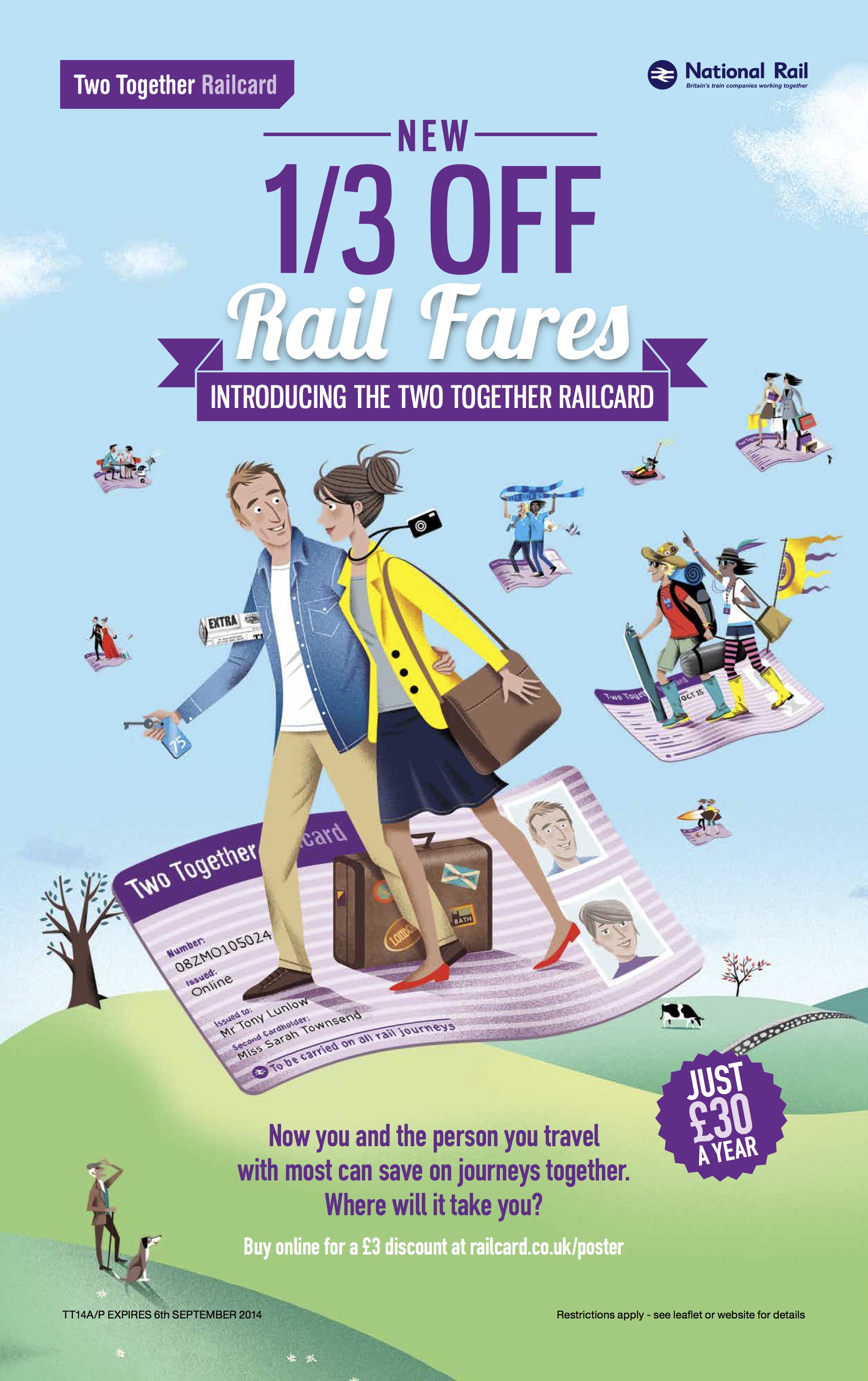 ESCAPE LONDON – A railcard made for two, for great days out and cost ...